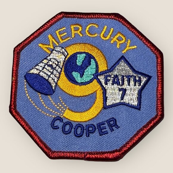 Source Unknown | Office | Nasa Mercury 9 Cooper Faith 7 Mission Patch ...